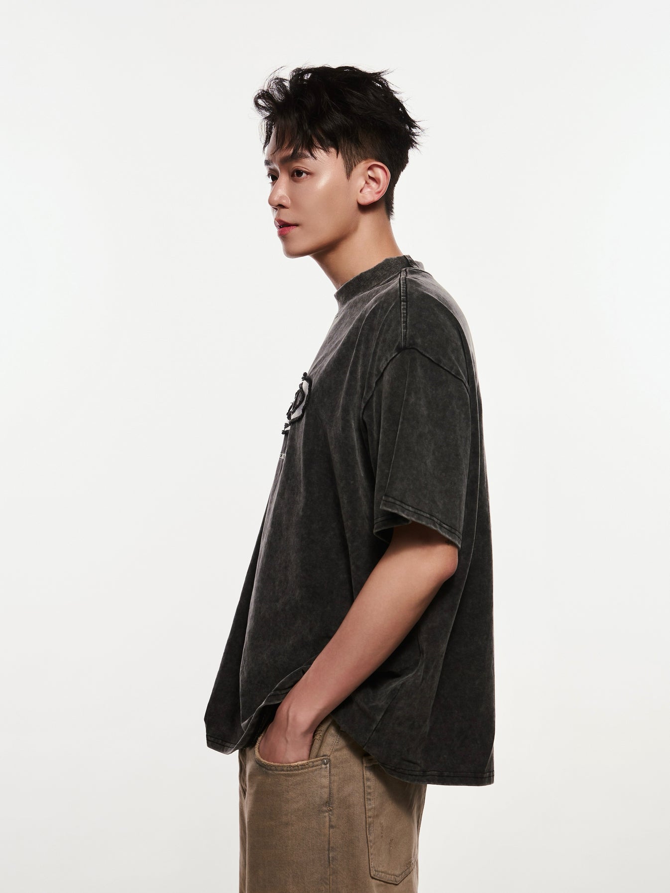 BREAKING SYSTEM OVERSIZED WASHED TEE – Cotton Streetwear – Breaking System